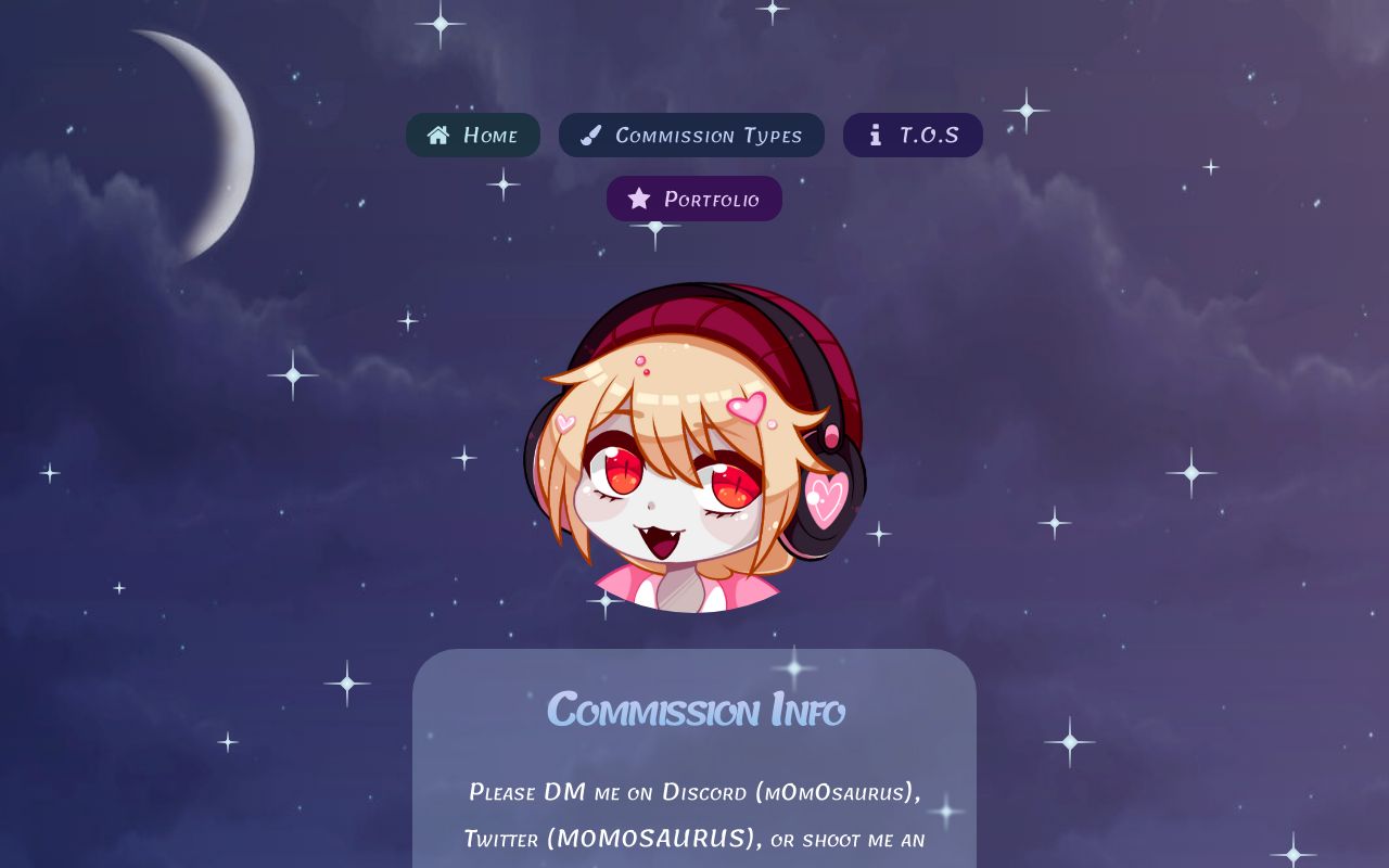 Momosaurus Commission Info